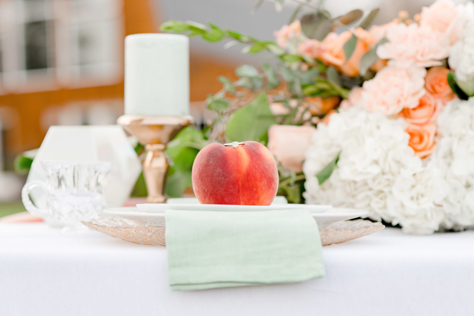 Peach Inspired Styled Shoot in Alaska | captured-blog.com
